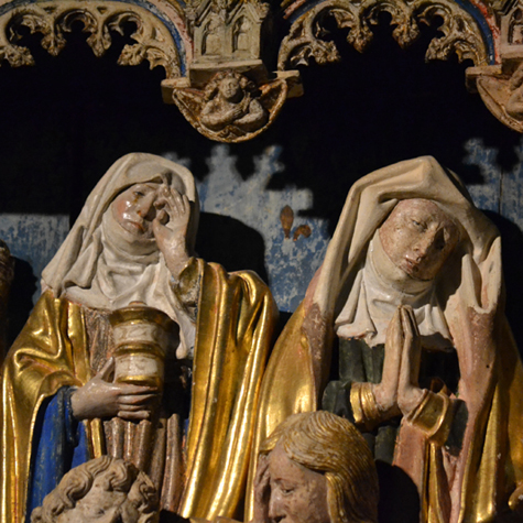 Retablos flamencos esculpidos en España - Albayalde - Catálogo